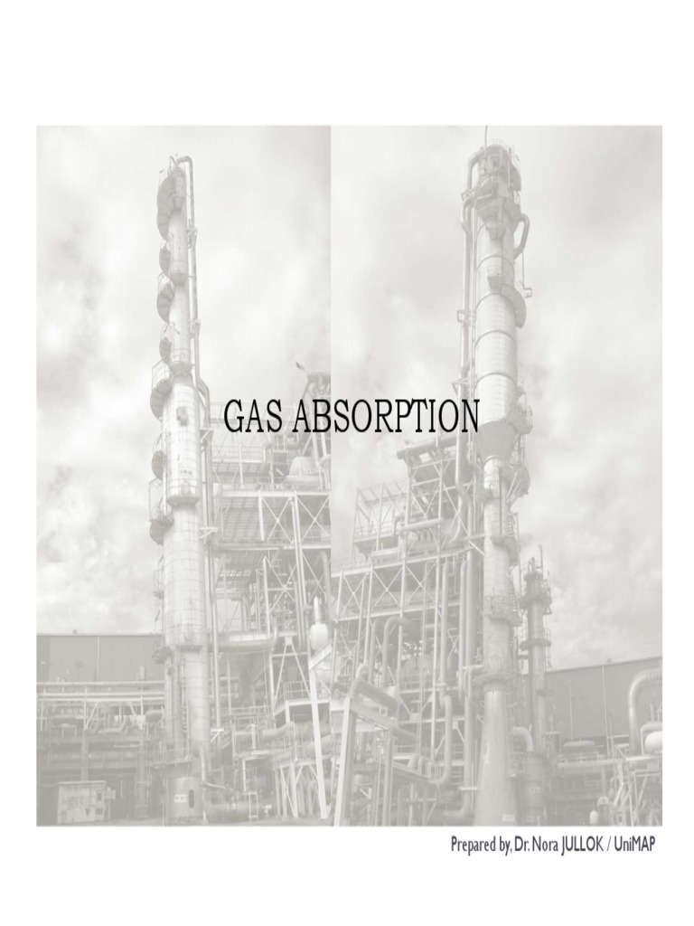 Week 2-Gas Absorption | PDF | Absorption (Chemistry) | Solution