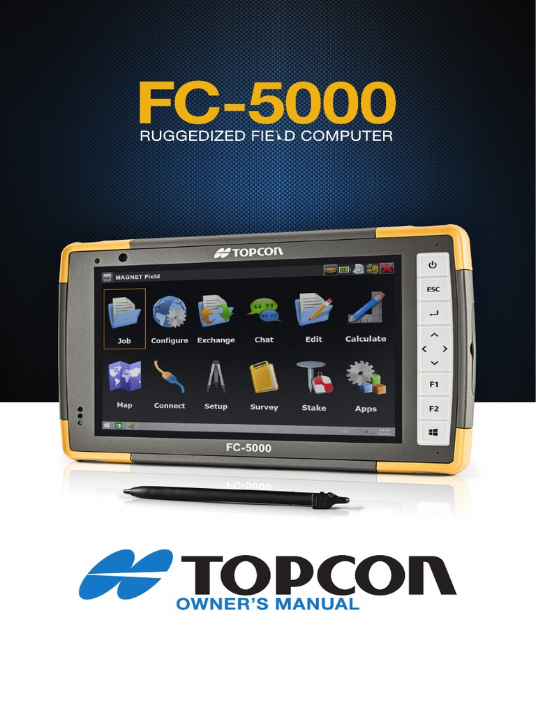 25357-00 FC-5000 Manual | PDF | Touchscreen | Wi Fi