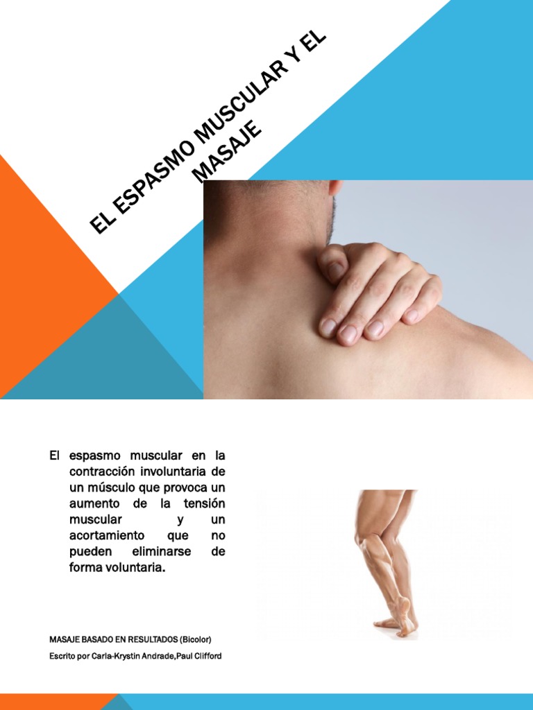 El Espasmo Muscular y El Masaje | PDF