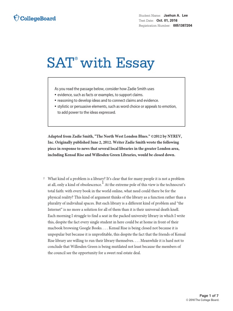 Essay 1489186554835 | PDF | Sat | Essays