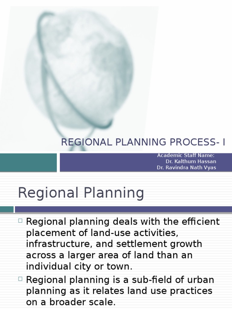 Chap 6 Regional Planning | PDF | Sustainability | Economic Growth