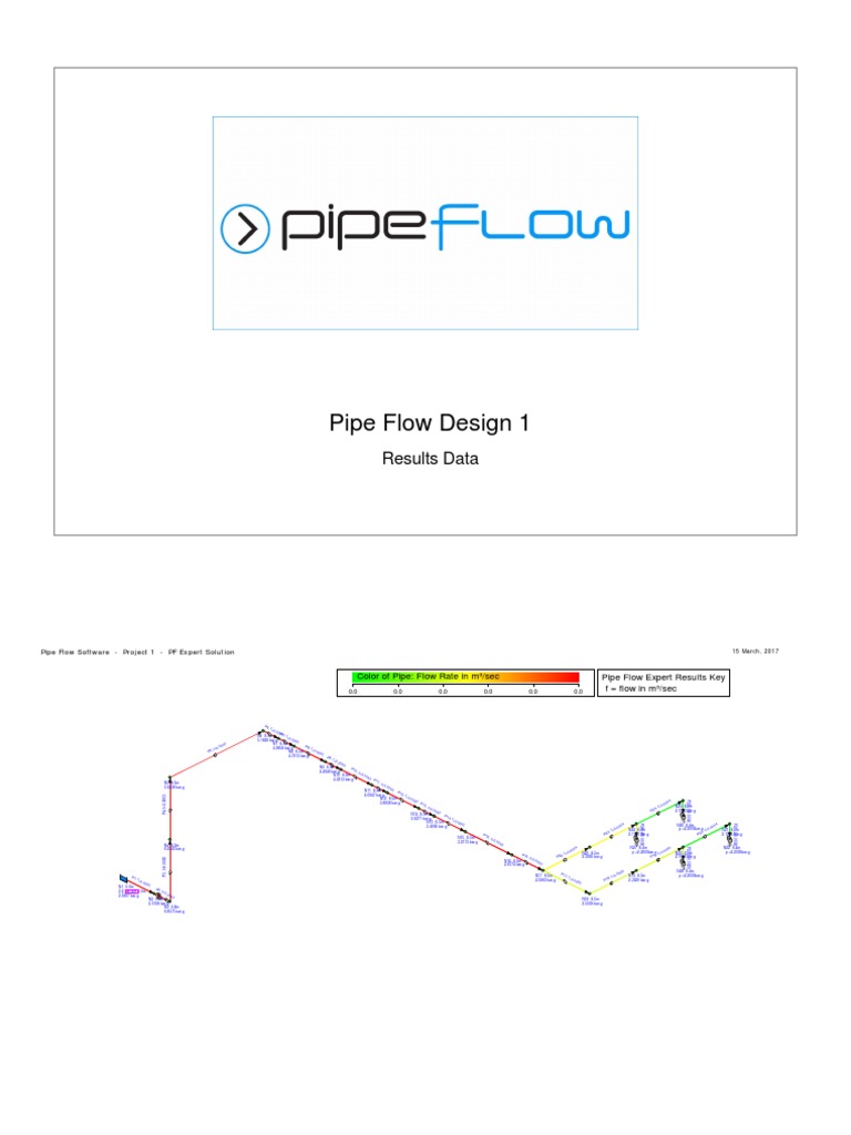 Pipe Flow Design Results 2017 | PDF