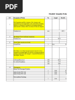 Underground Water Tank BOQ | PDF | Concrete | Reinforced Concrete