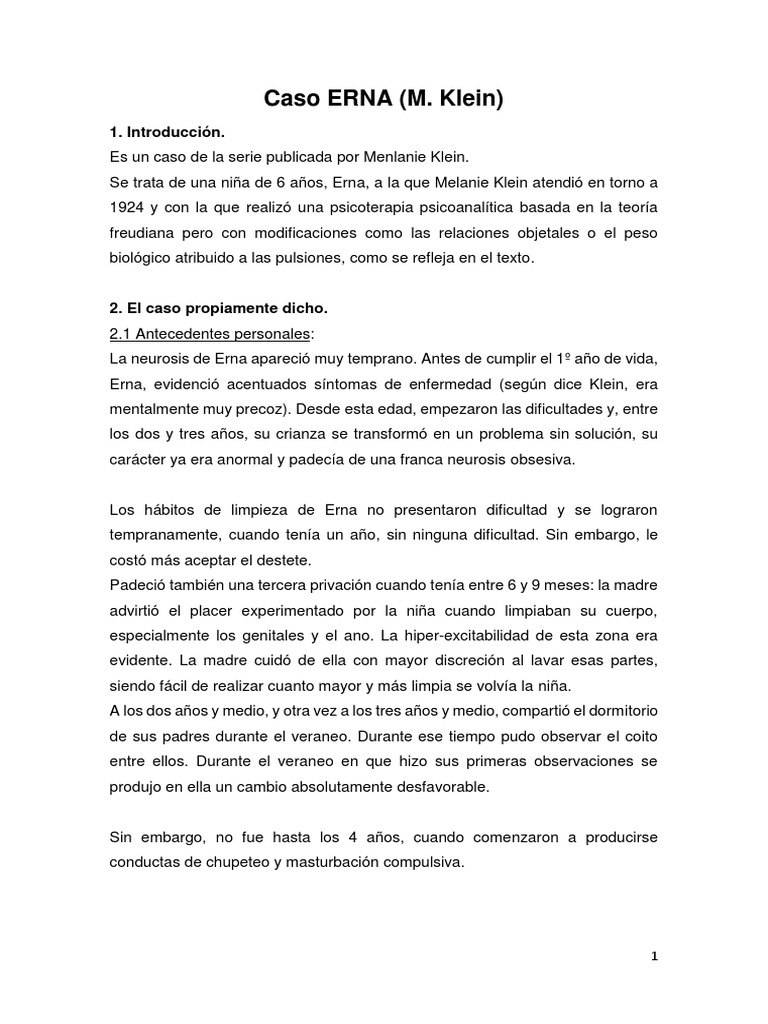 Caso Erna | PDF | Masturbación | Muñecas