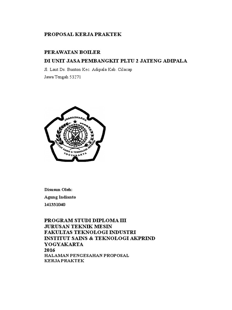 Proposal KP Boiler | PDF