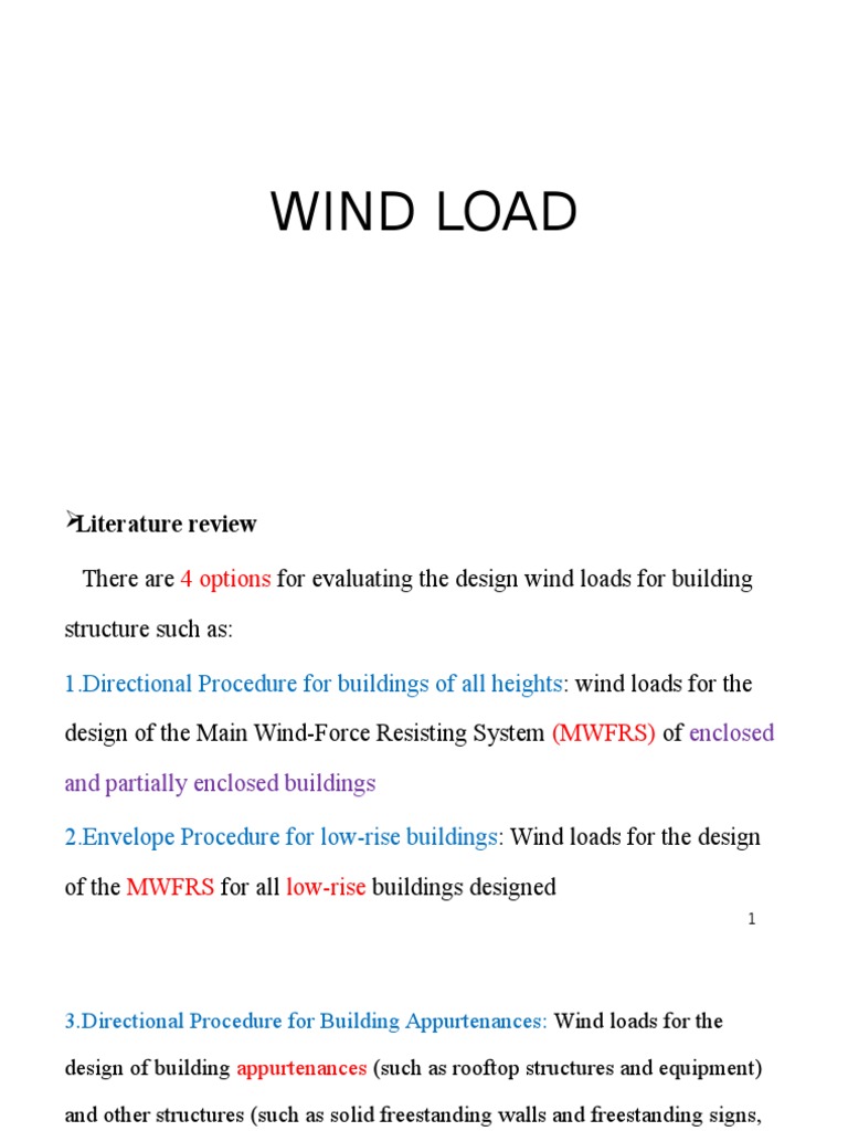 Wind Load | PDF | Wound | Pressure