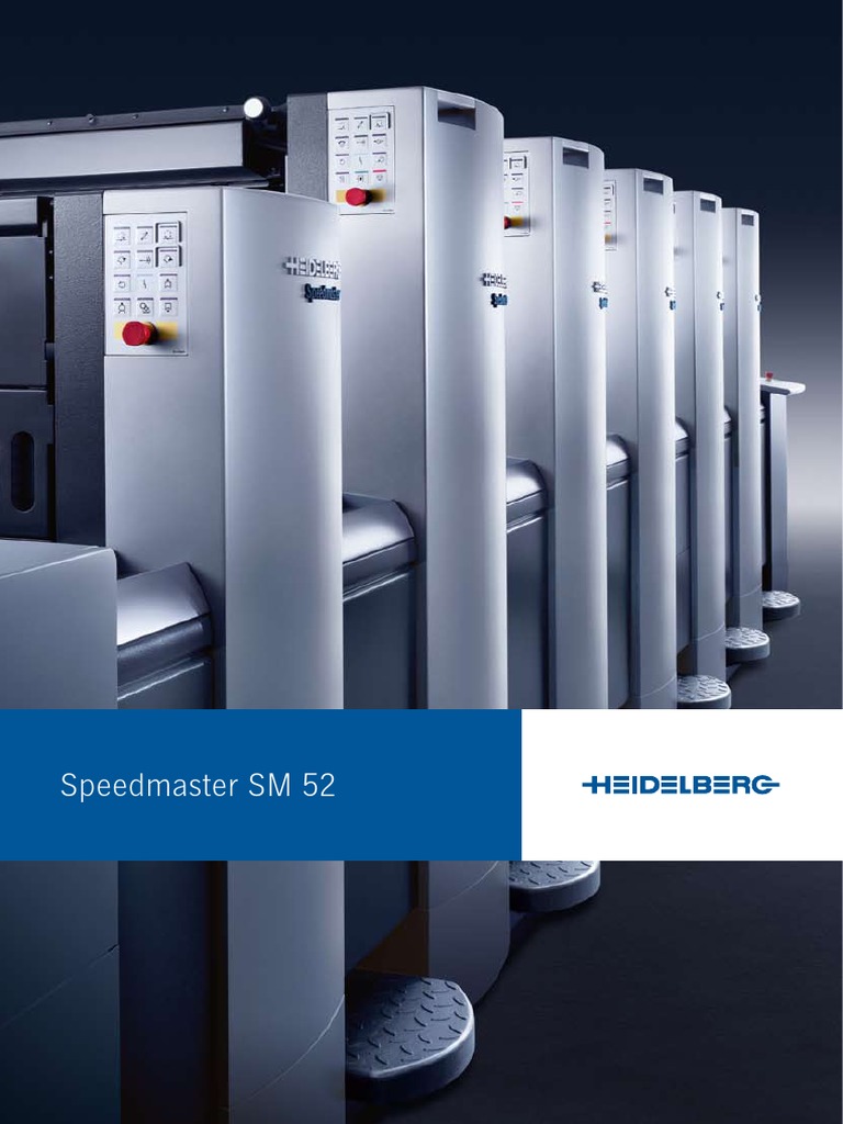 Speedmaster SM52 | Download Free PDF | Automation | Printing