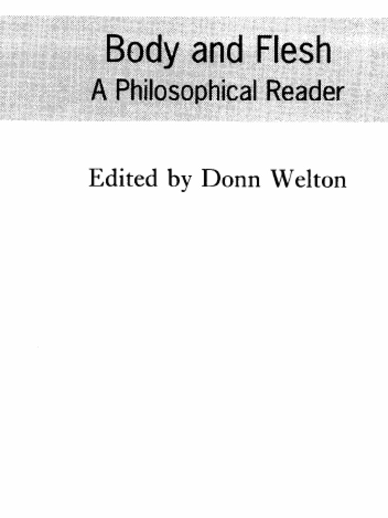 Don Ihde Bodies Virtual Bodies and Technology 1 PDF | PDF