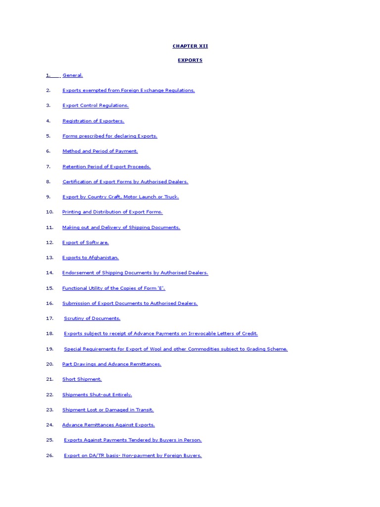 FE Manual - Chapter 12 | Download Free PDF | Letter Of Credit | Invoice