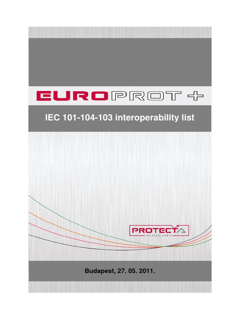 Iec 101 104 103 Interoperability | PDF | Bit Rate | Interoperability