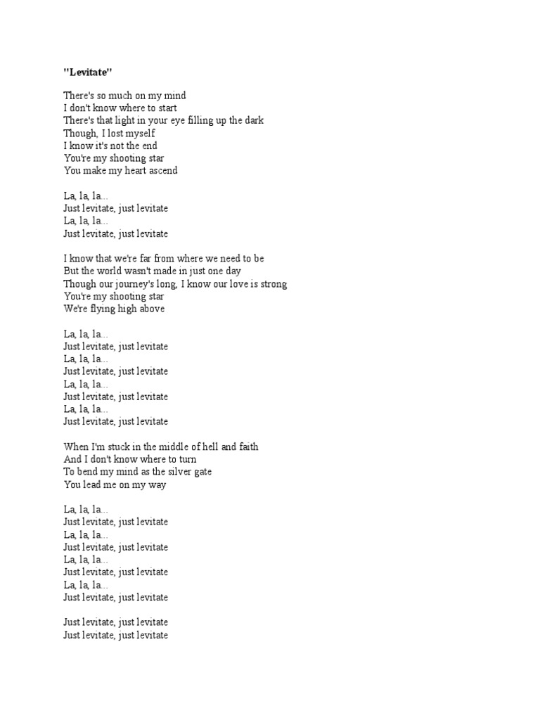 Levitate | PDF | Art | Religion & Spirituality