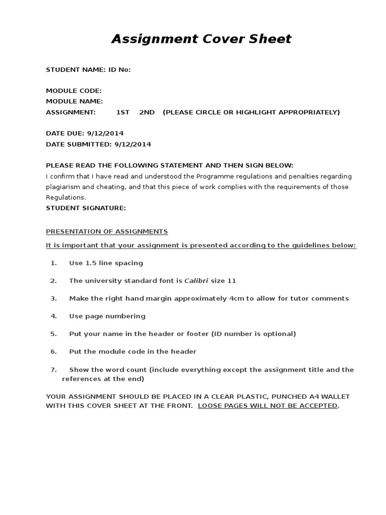 Assignment Submission Guidelines | PDF | Career & Growth | Art