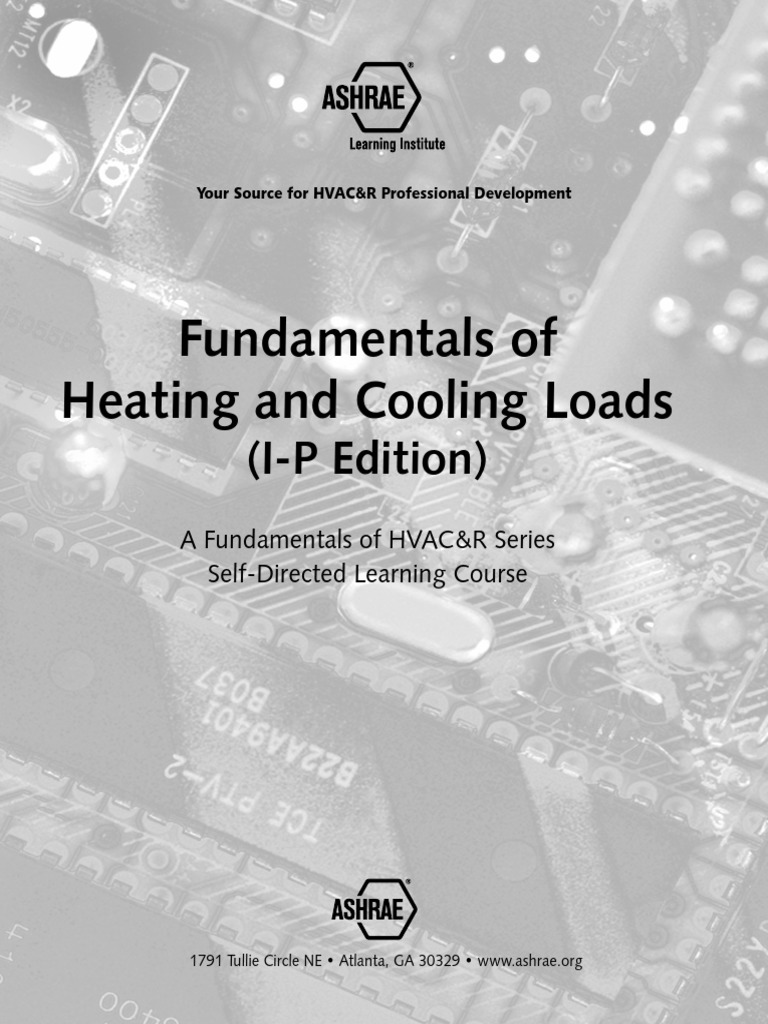 Fundamentals of Heating and Cooling Loads I-P | PDF | Heat Transfer | Thermal Conduction
