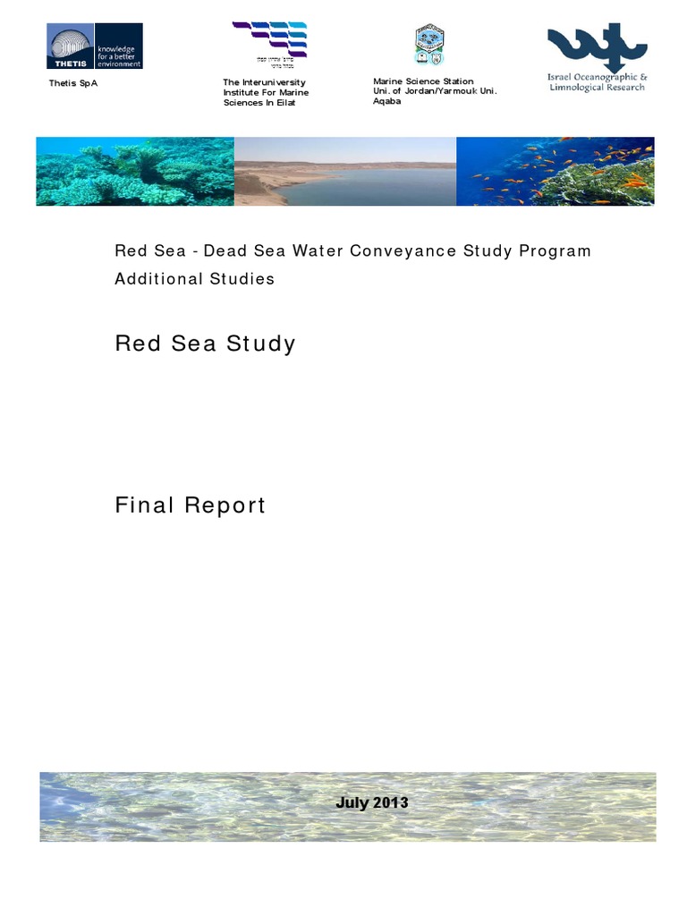 Red Sea Study Main Report Final July 2013 | PDF | Coral Reef | Tide