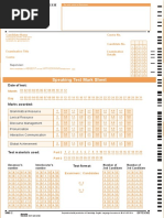 Egma Score Sheet | PDF | Learning | Behavior Modification