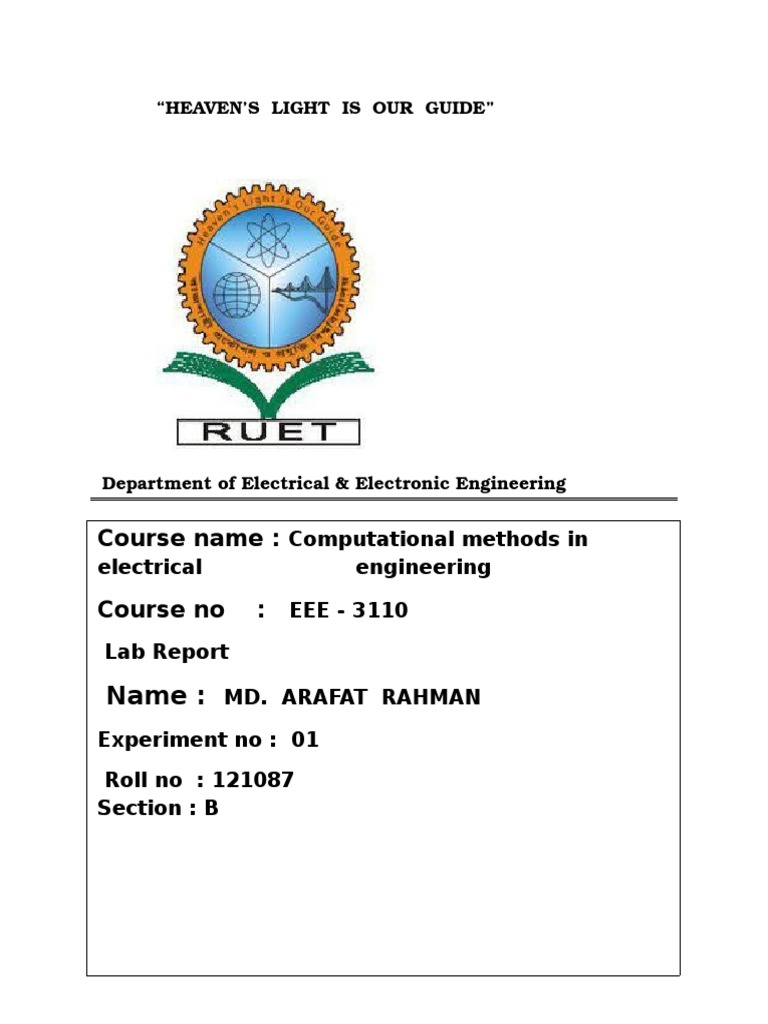 Name:: Course Name: Course No | Download Free PDF | Numerical Analysis ...