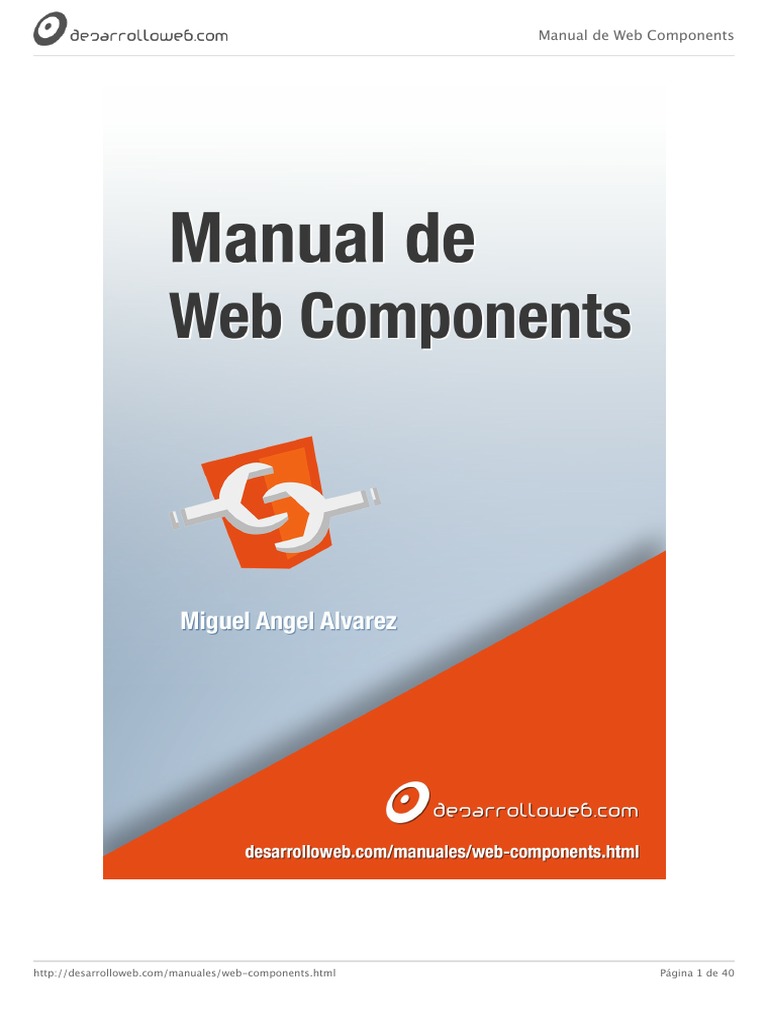 Introducción a Web Components | PDF | HTML | Script Java