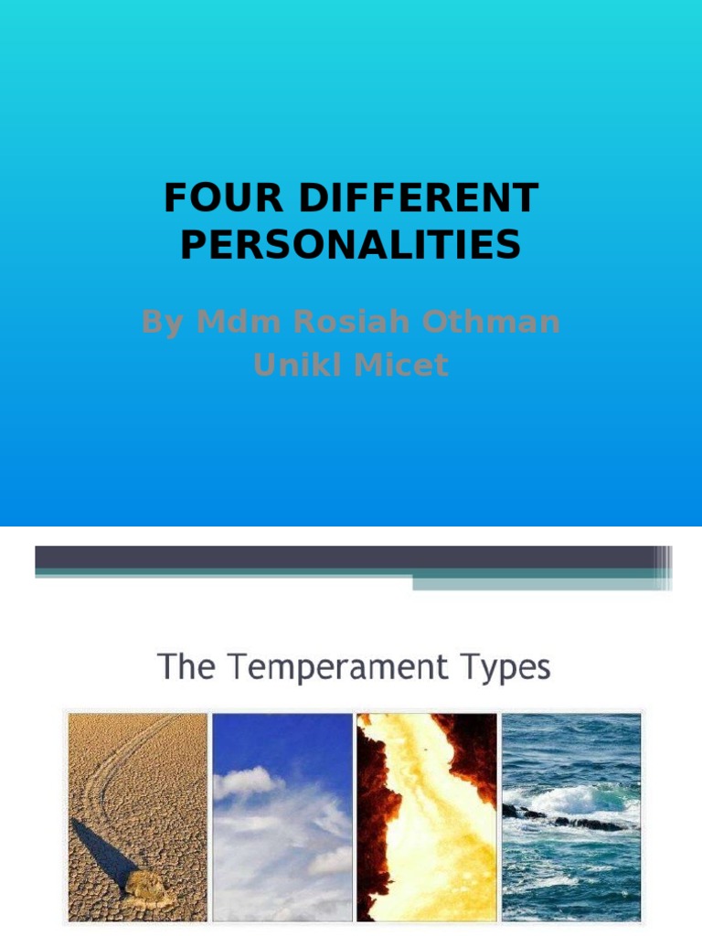 Four Different Personalities | PDF