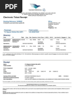 Traveloka Flight Ticket Invoice | PDF