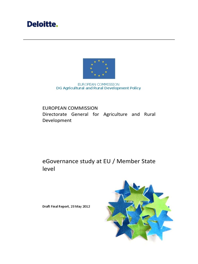 eGovernance Study Report for EU Agriculture | PDF | European Union ...