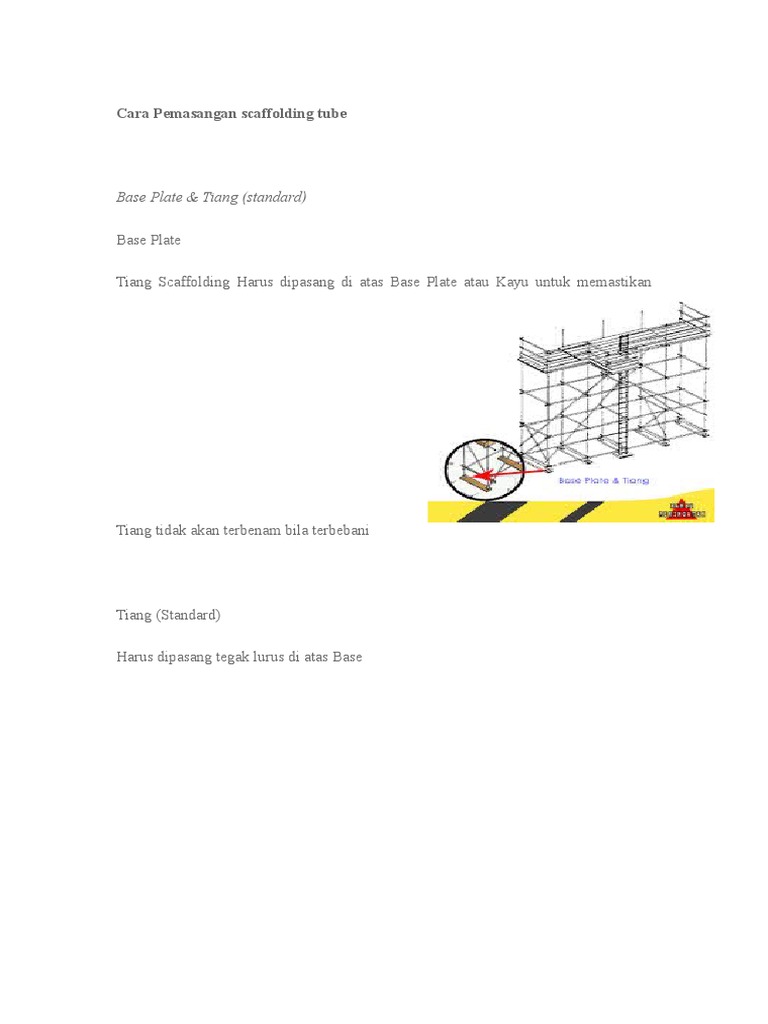 Cara Pemasangan Scaffolding Tube | PDF | Griya & Taman | Teknologi ...