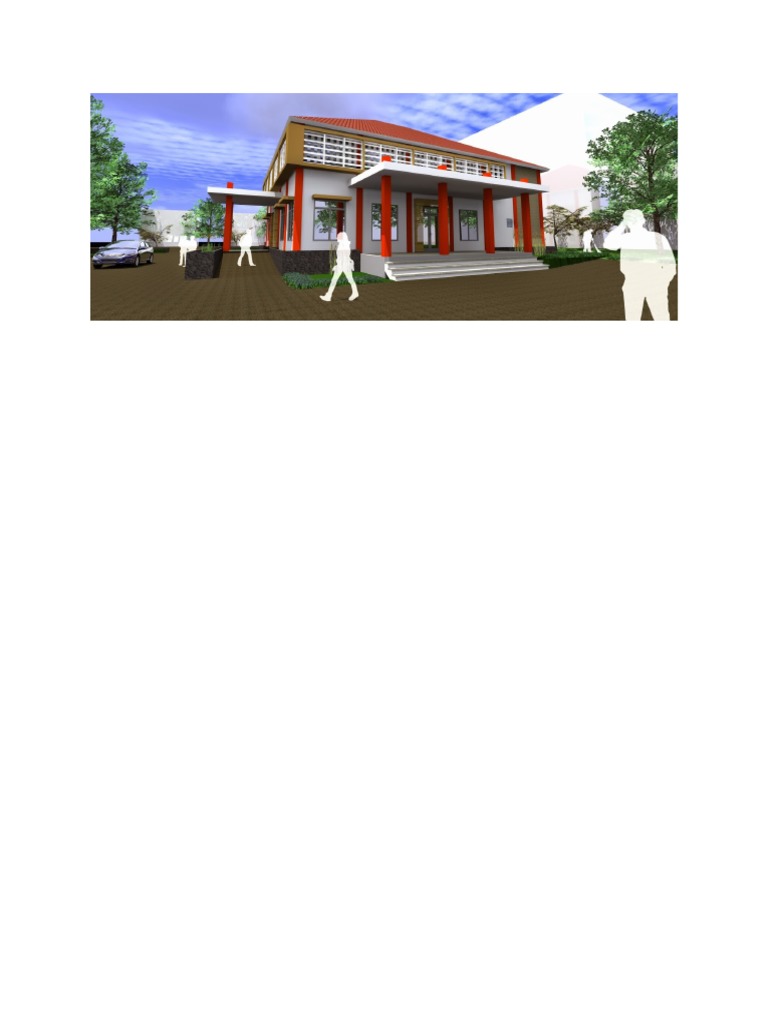 Desain Gedung Serbaguna | PDF