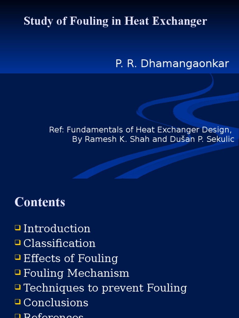 6 - Fouling in Heat Exchangers | PDF | Crystallization | Heat Transfer