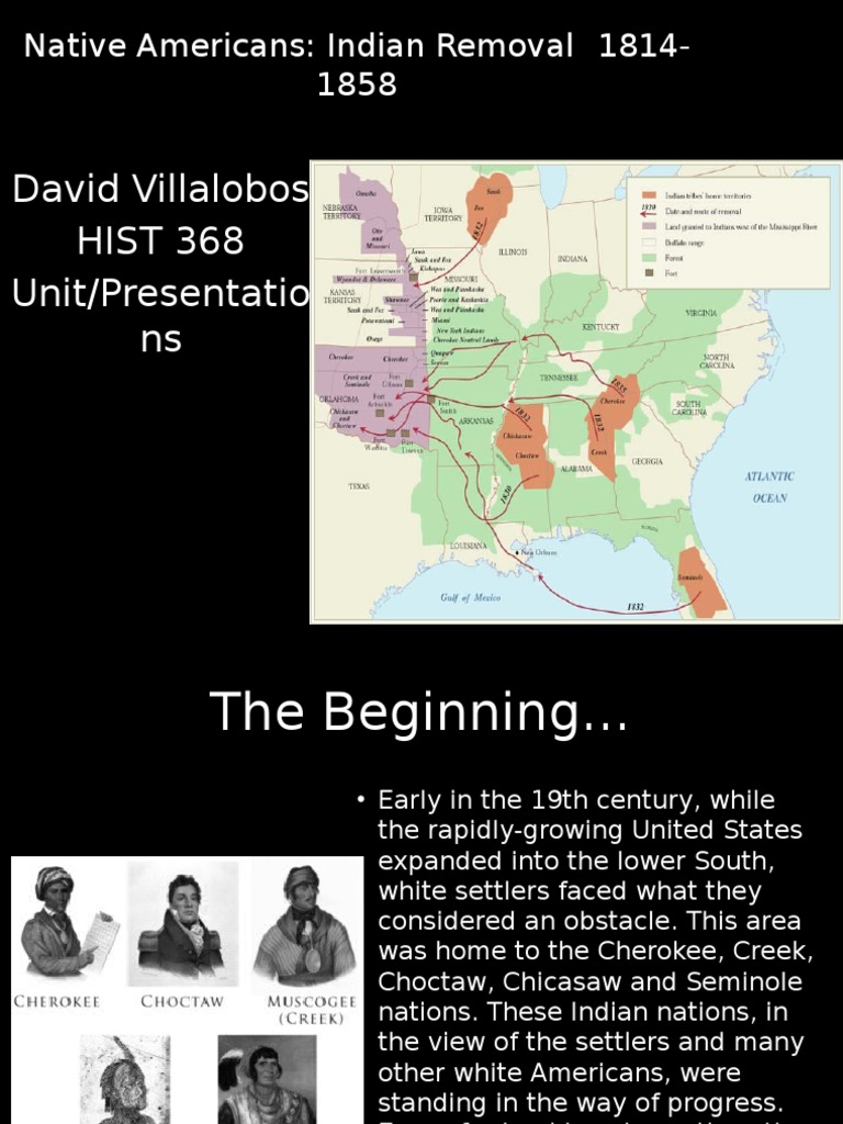 Native Americans Indian Removal | PDF | Muscogee | Cherokee