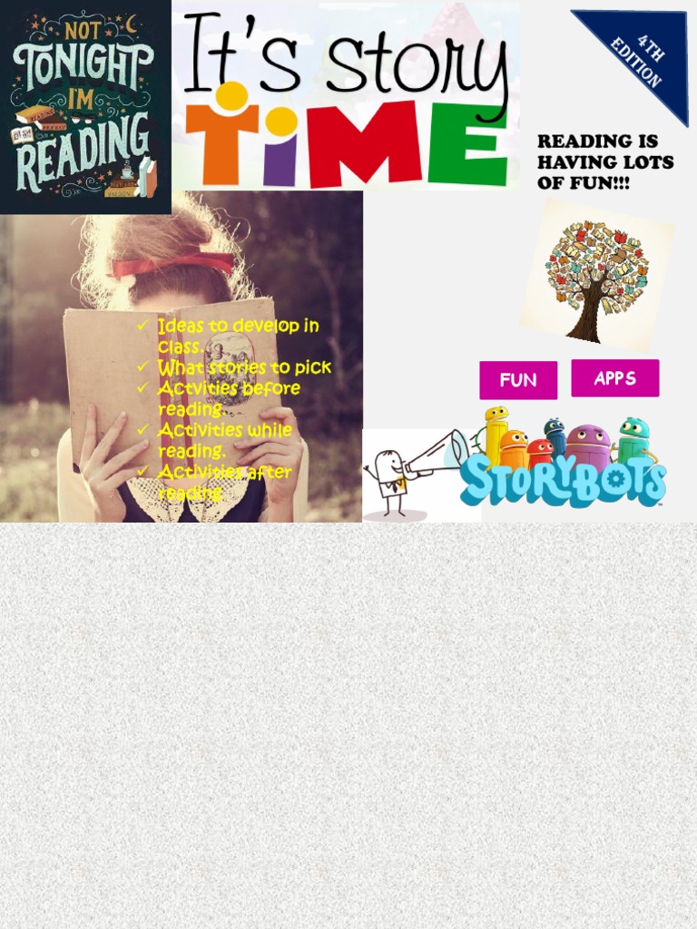 Ideas To Develop in Class. What Stories To Pick Actvities Before ...