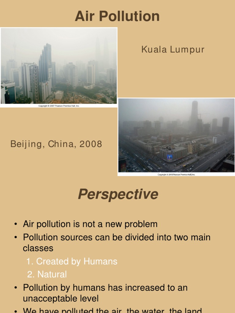 Air Pollution | PDF | Particulates | Smog