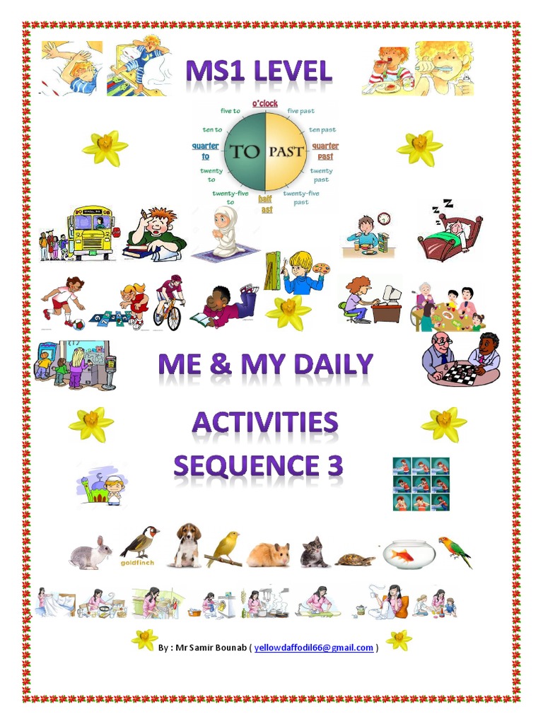 MS1 FULL Sequence 3 - Me & My Daily Activities | PDF | Verb | English Language