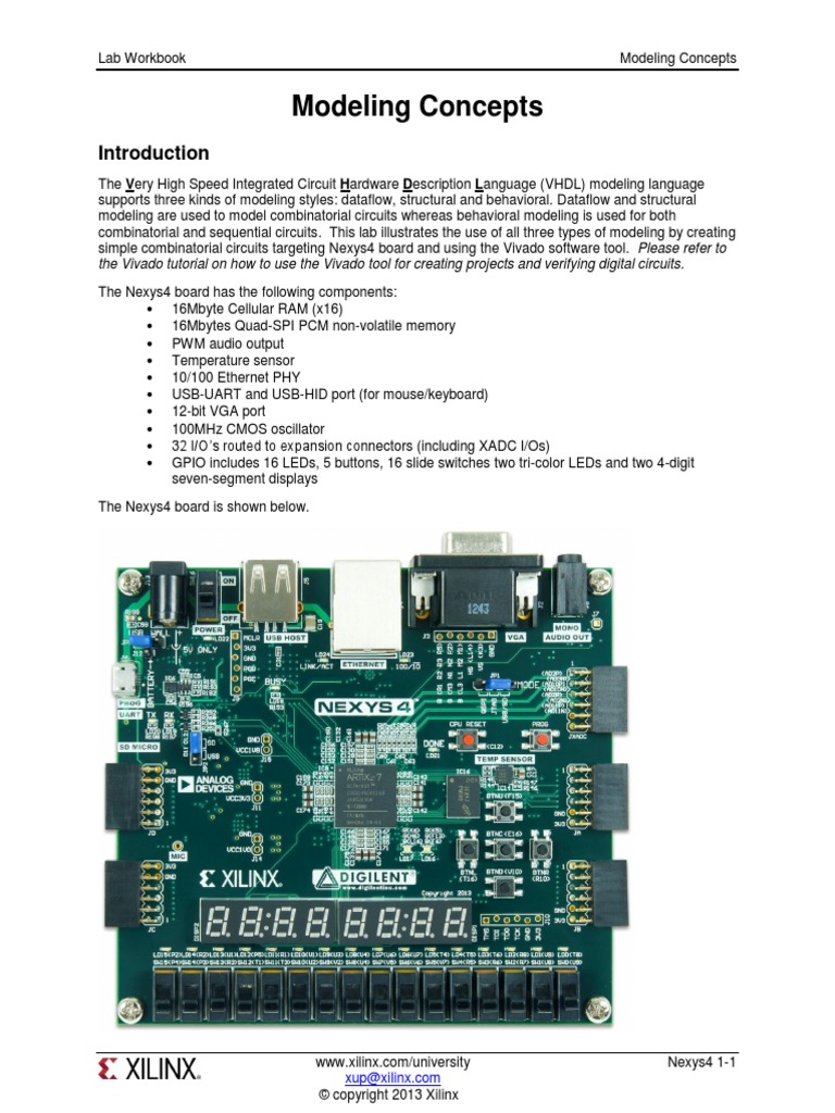 VHDL-Lab1 Vivado | Download Free PDF | Vhdl | Binary Coded Decimal VHDL-Lab1 Vivado | Download Free PDF | Vhdl | Binary Coded Decimal