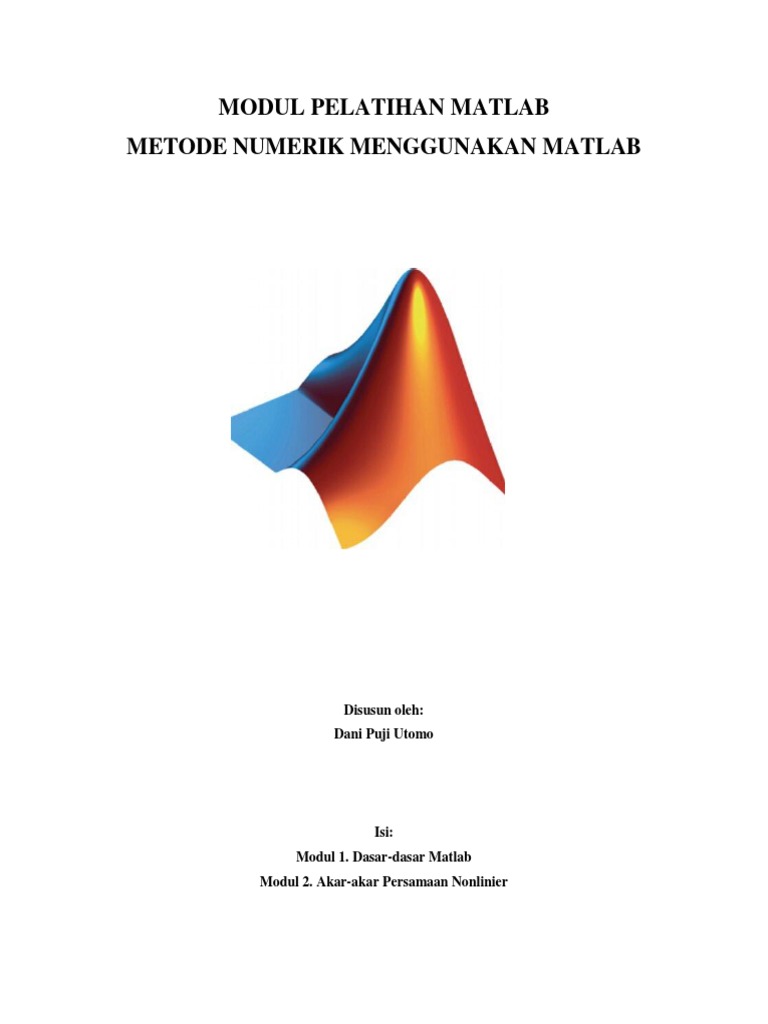 Modul Metode Numerik Dengan Matlab - Dani P U | PDF