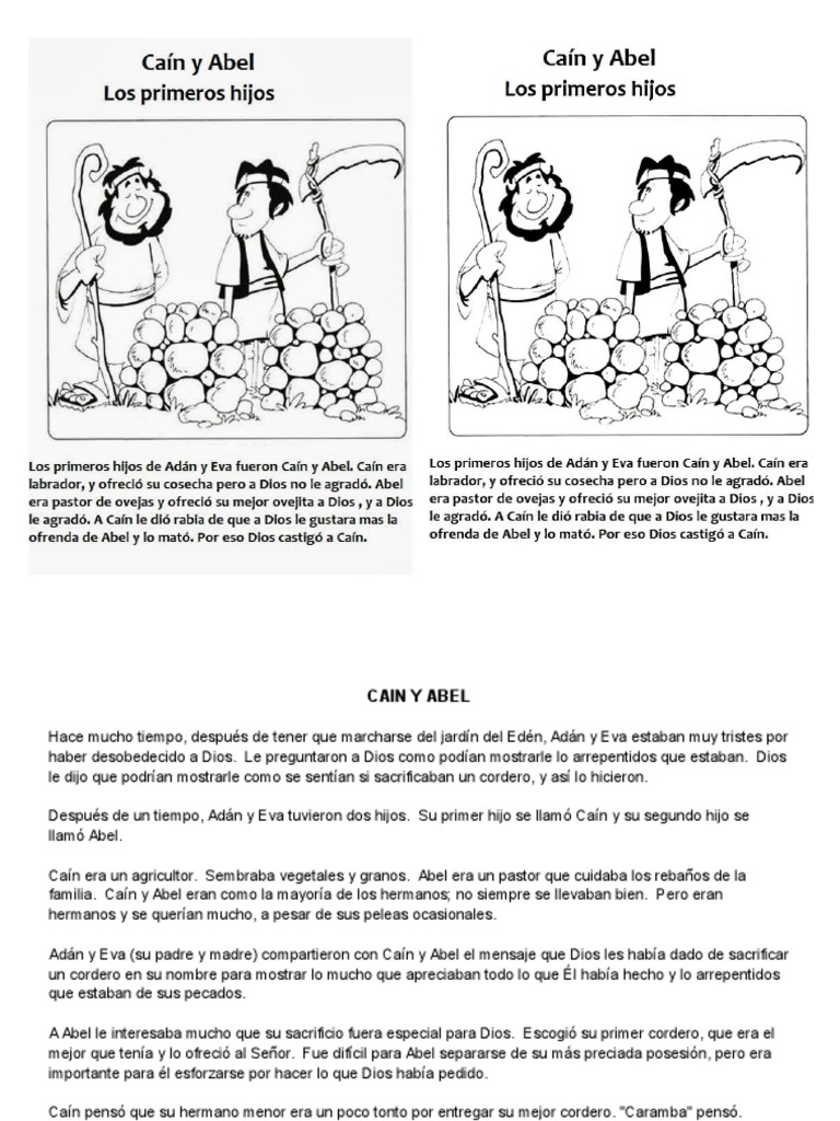 Cain y Abel | PDF | Caín y Abel | Cristianismo