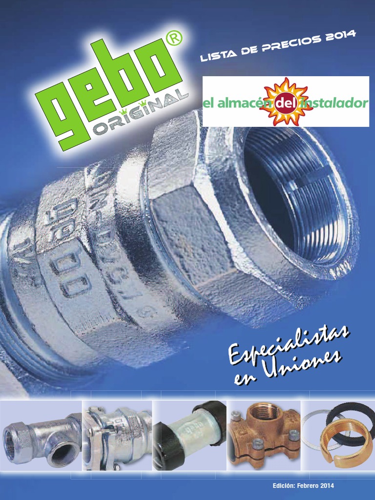 Gebo Original Tarifa 2014 | PDF | Integración económica | Euro