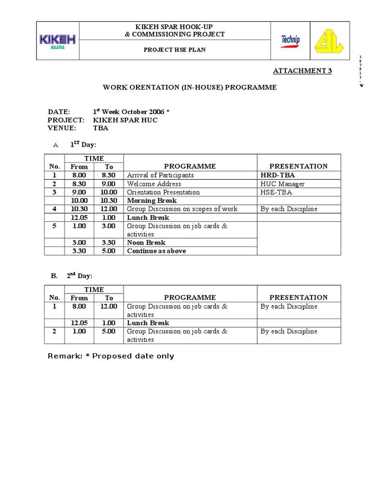 Kikeh Spar Hook-Up & Commissioning Project | PDF