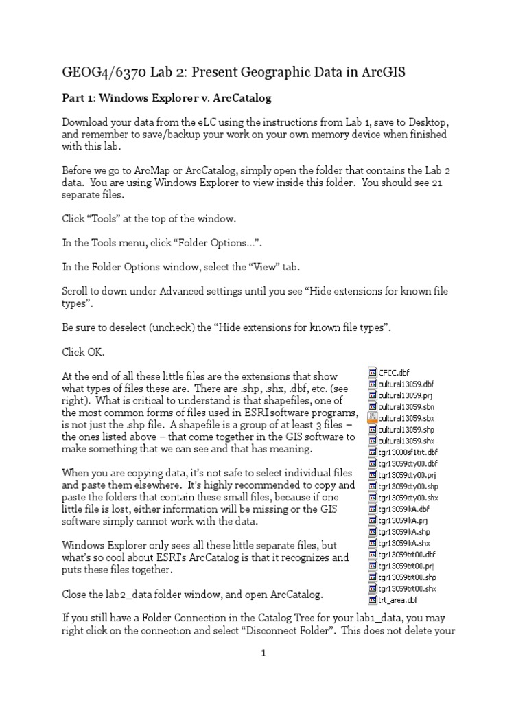 Lab 2 | PDF | Arc Gis | Computer File