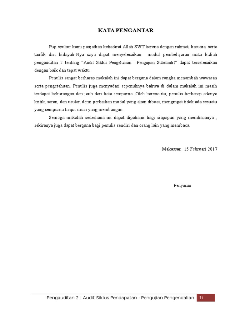 Daftar Isi Modul Pembelajaran | PDF