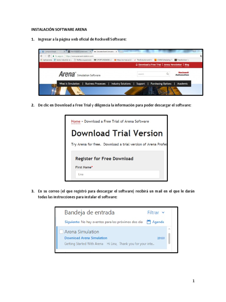 Instalaci-N Software Arena | PDF
