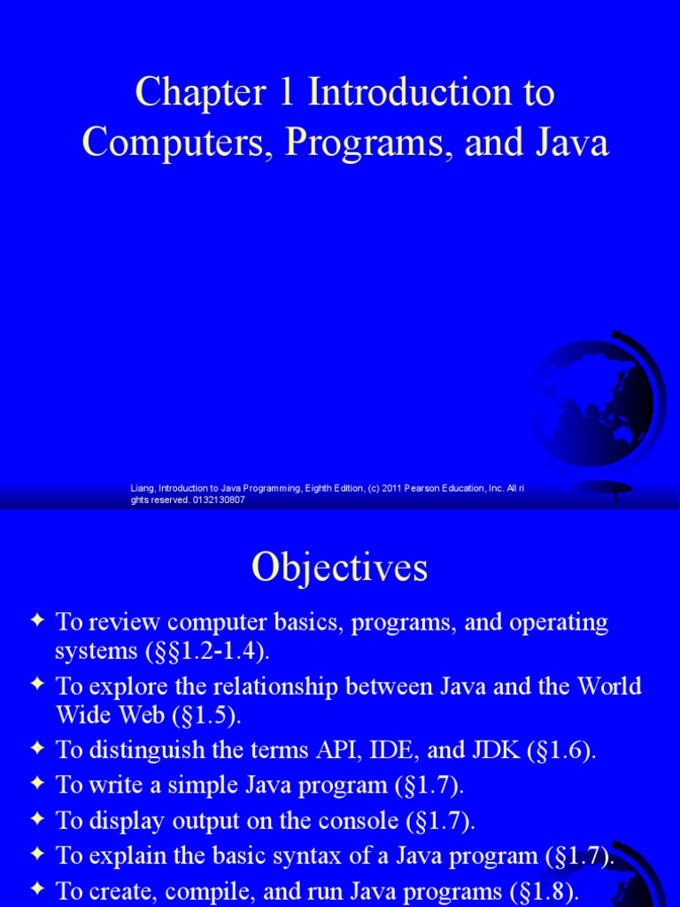 Chapter 1 Introduction To Computers Programs And Java Pdf Computer Data Storage Java
