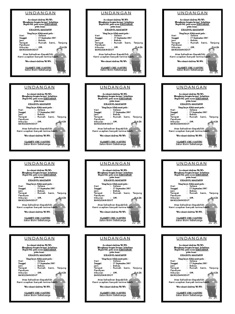 Undangan Rokok 37 | PDF