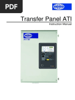 CTI Transfer Panel Instruction Manual | PDF | Mains Electricity | Switch