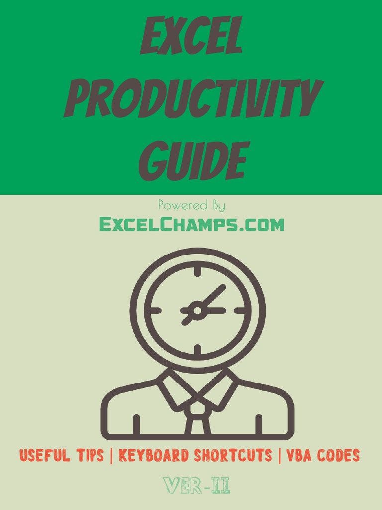 Excel Productivity Guide | PDF | Microsoft Excel | Control Key