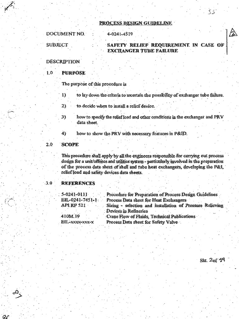 PSV Sizing For Tube Rupture | PDF | Gases | Transparent Materials