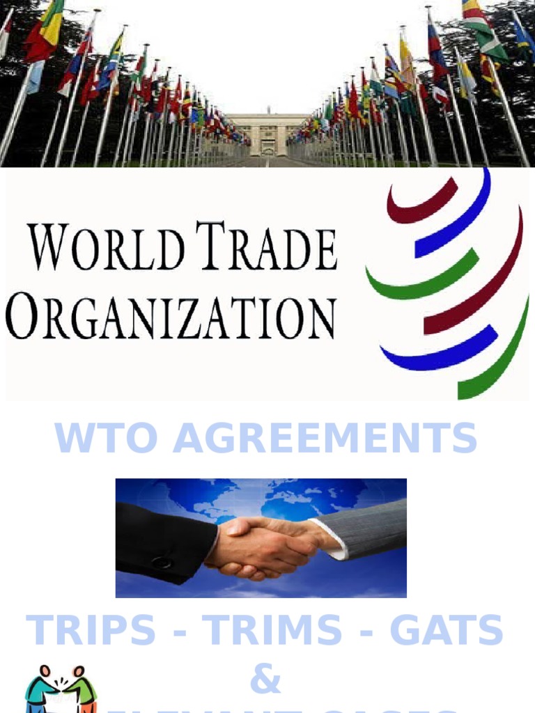 Wto | World Trade Organization | Trips Agreement