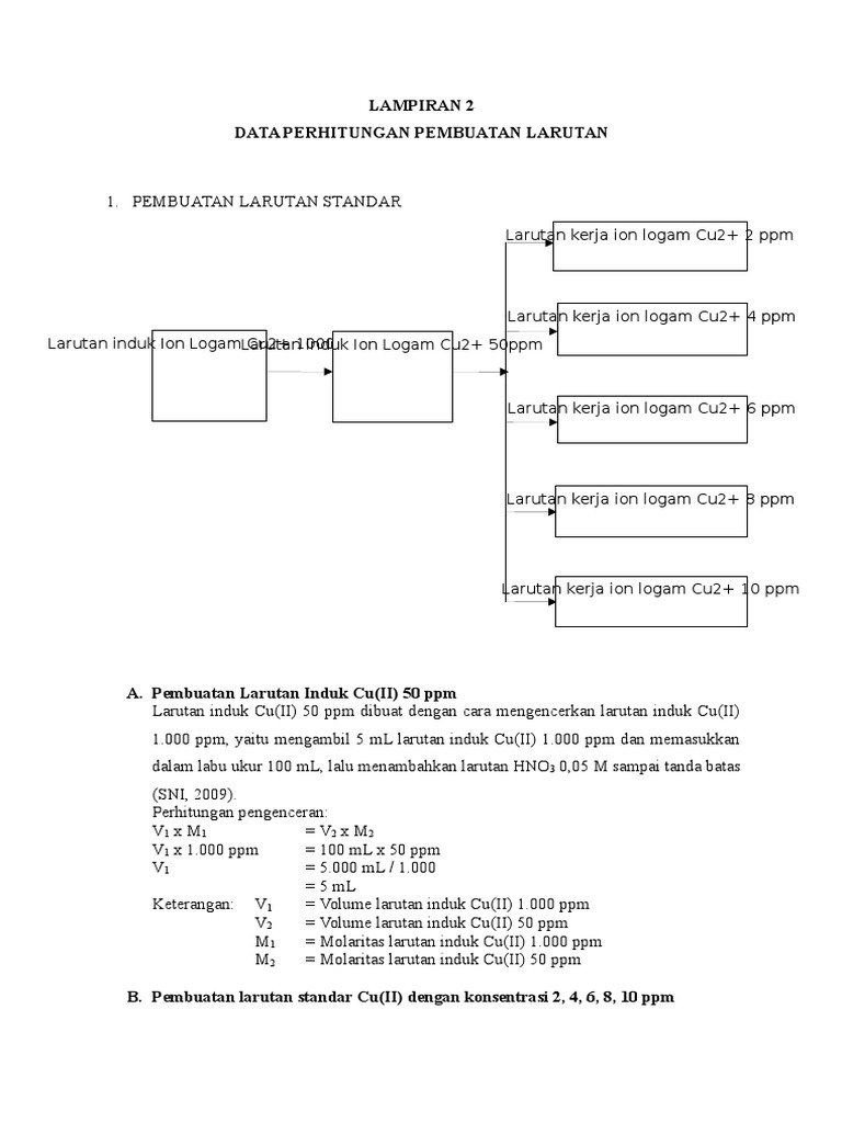 Pembuatan Larutan Standar | PDF