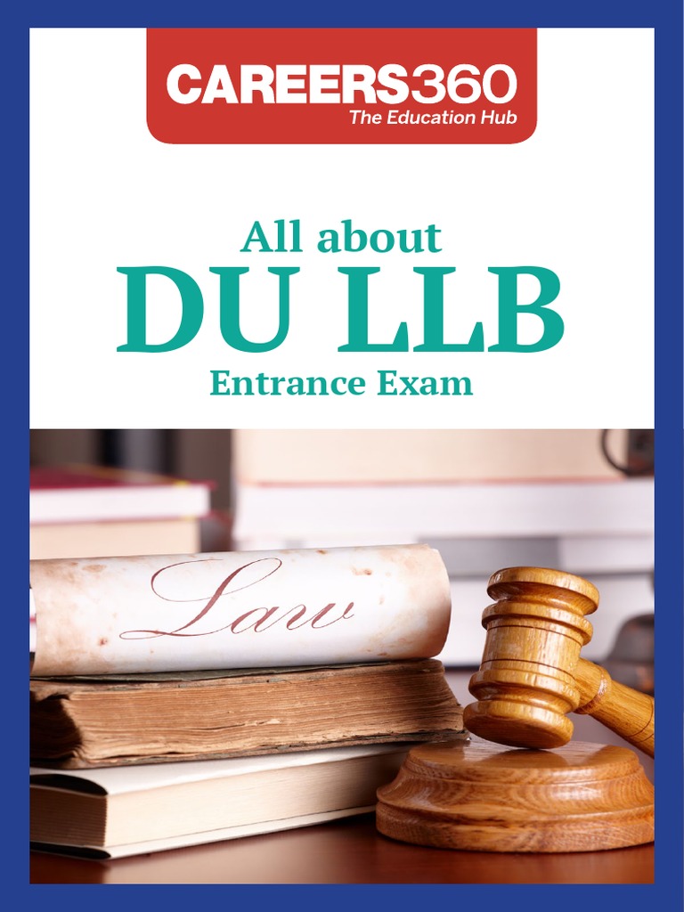 All About DU LLB Entrance Exam PDF | PDF | University And College ...