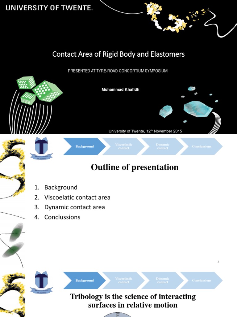 TRC Contact Area | PDF | Viscoelasticity | Friction