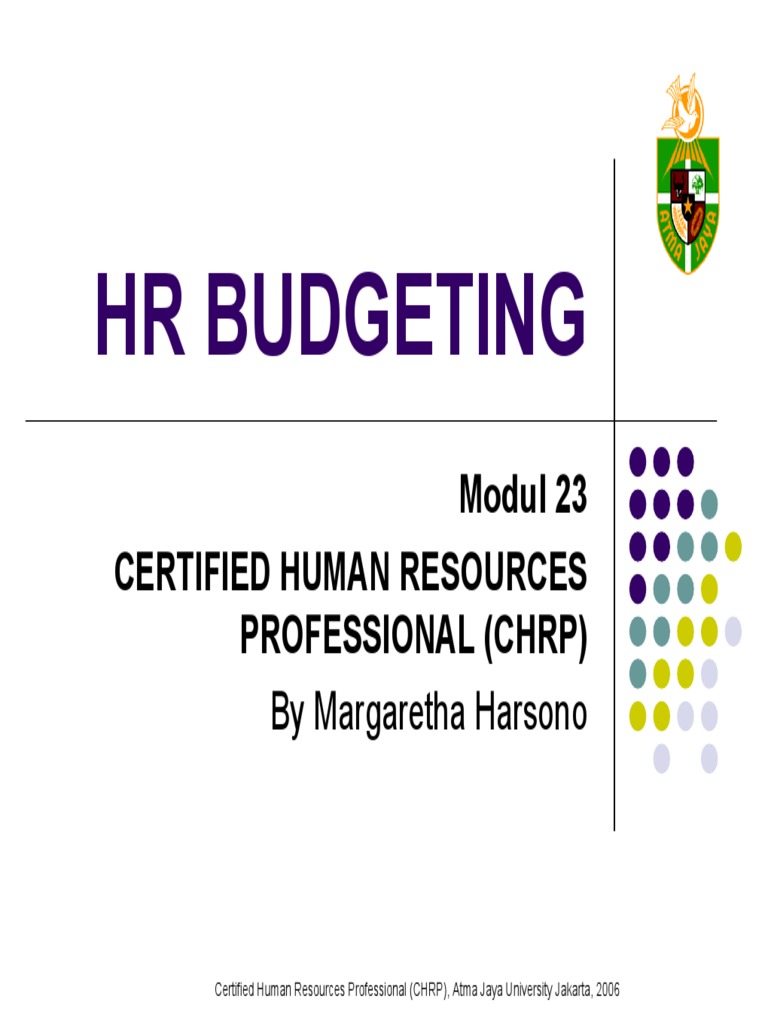 Modul 23 - HR Budgeting | PDF