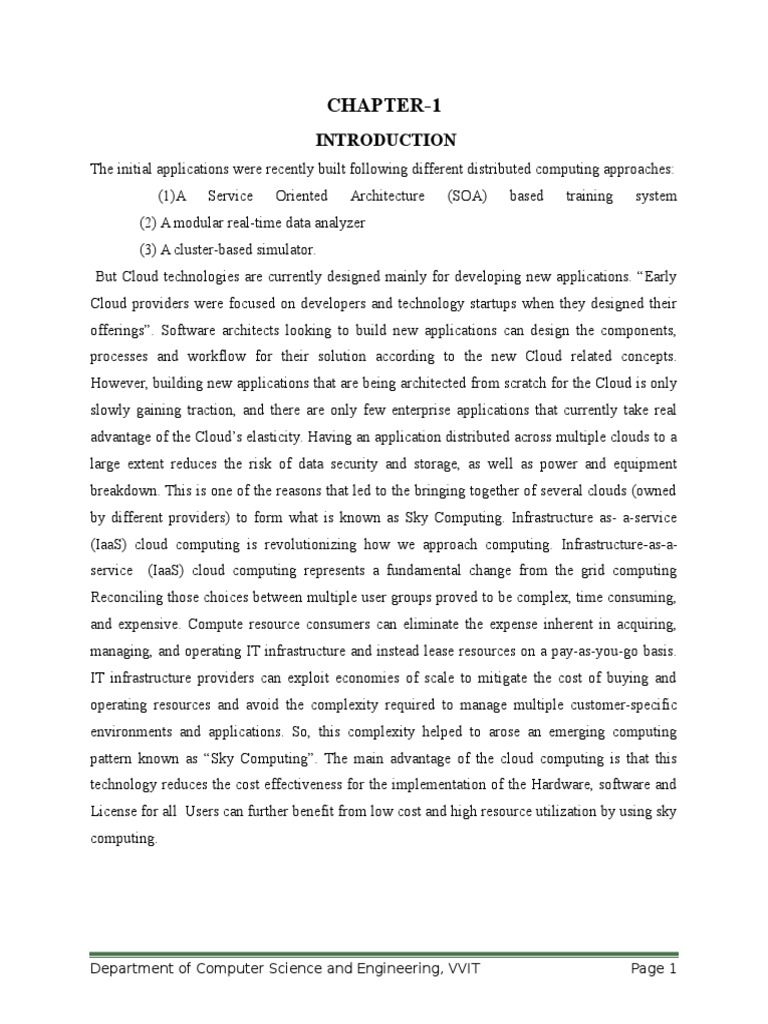 An Introduction to Sky Computing: Architectures, Applications and ...